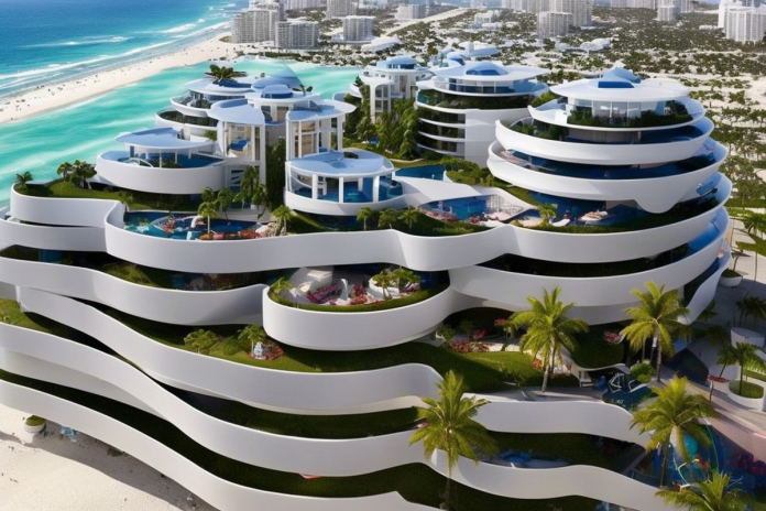 Futuristic Condominiums in Boca Raton Envisioned by AI - 4Boca.com